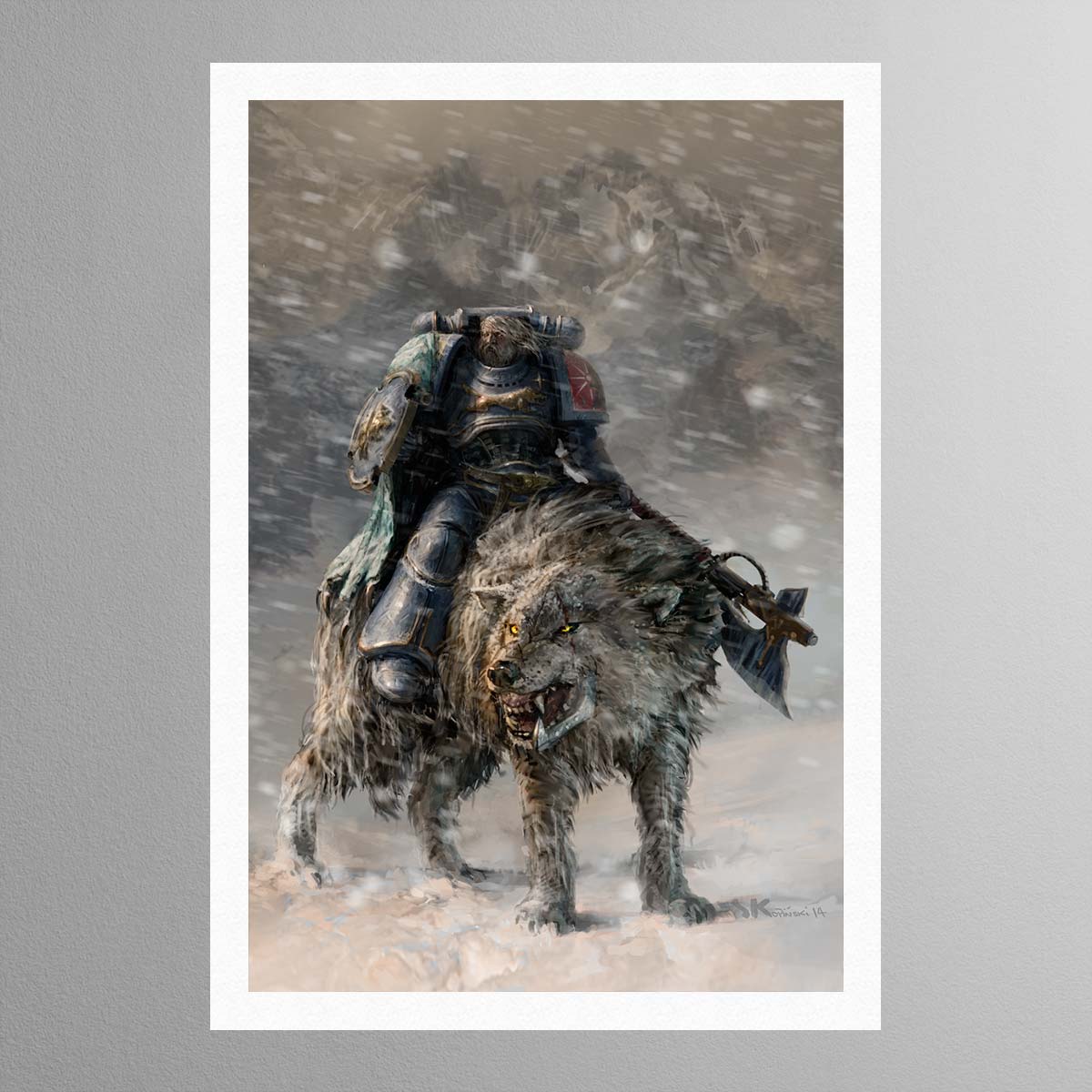 Harald Deathwolf - Warhammer Art