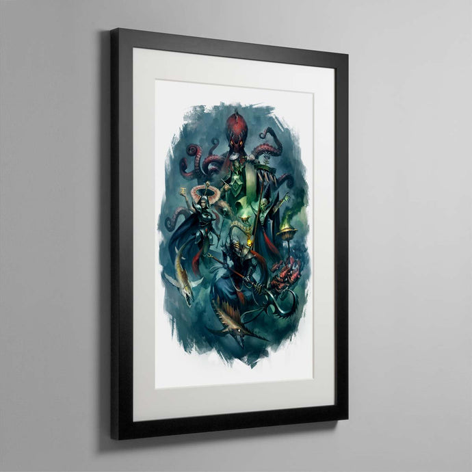 Heroes of the Idoneth Art Print – Age of Sigmar Collectible ...