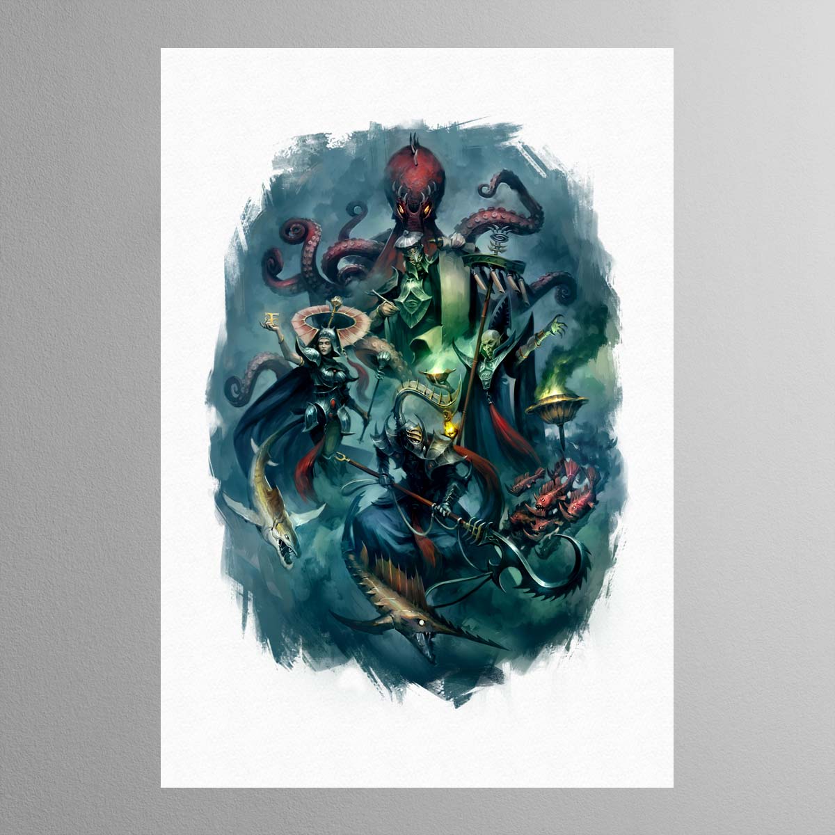 Heroes of the Idoneth Art Print – Age of Sigmar Collectible ...