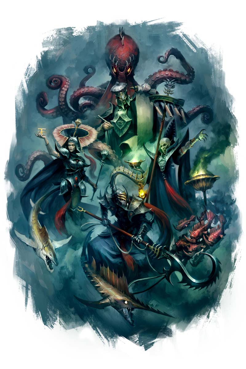 Heroes of the Idoneth Art Print – Age of Sigmar Collectible ...