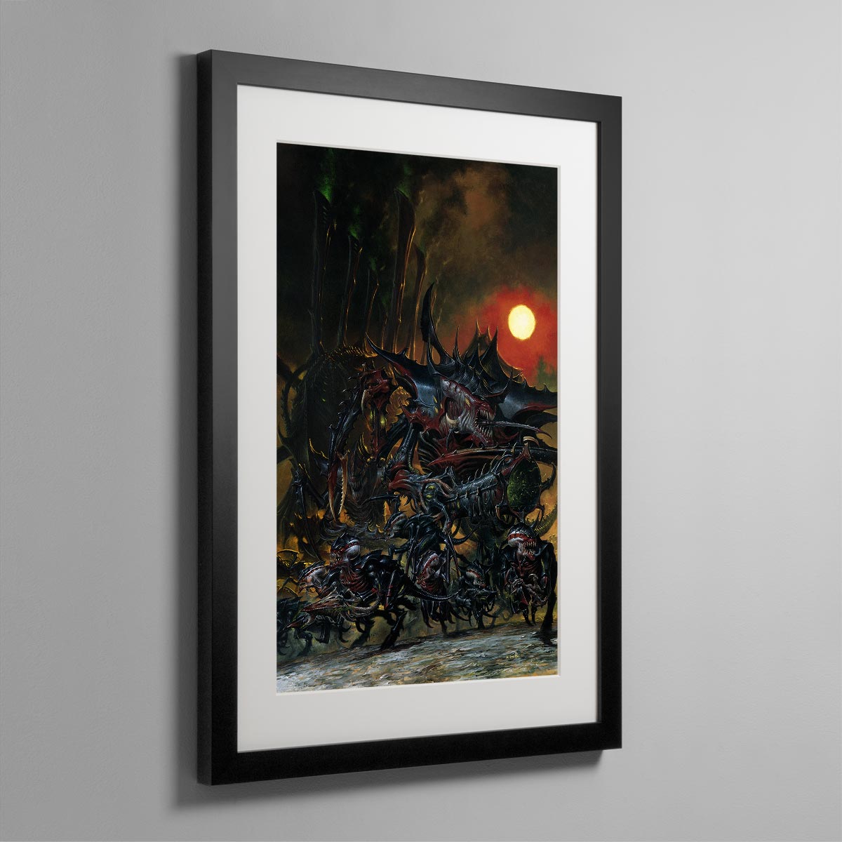 Hive Fleet Behemoth Art Print – Warhammer 40K Collectible – Warhammer Art