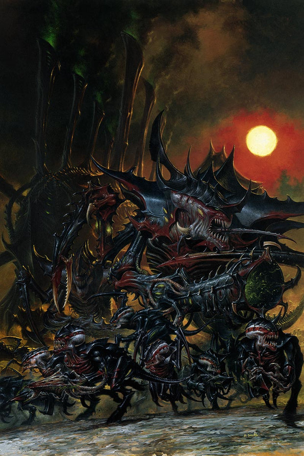 Hive Fleet Behemoth Art Print – Warhammer 40K Collectible – Warhammer Art