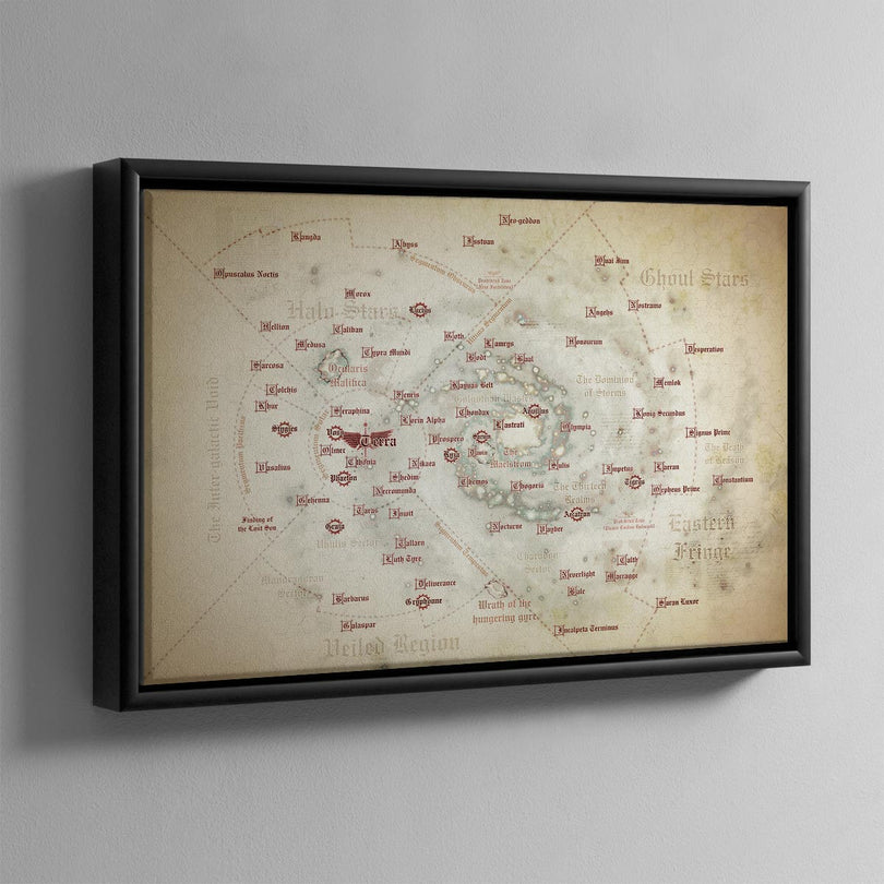 Horus Heresy Map - Warhammer Art