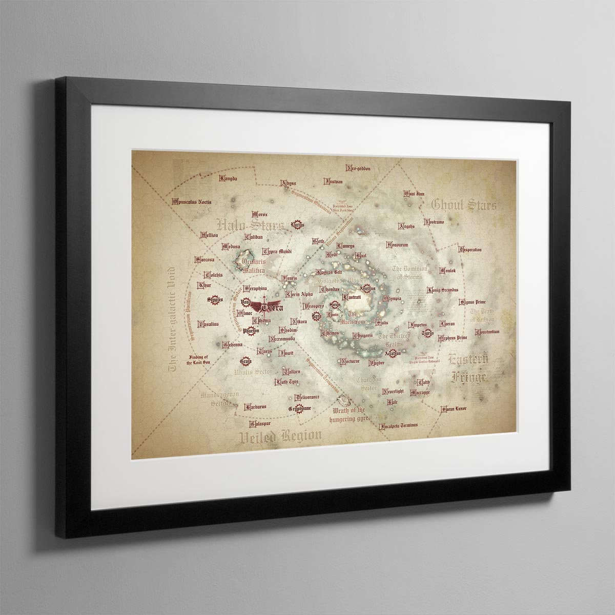 Horus Heresy Map Art Print – The Horus Heresy Collectible – Warhammer ...