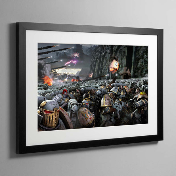 Horus Rising Art Print – The Horus Heresy Collectible – Warhammer Art