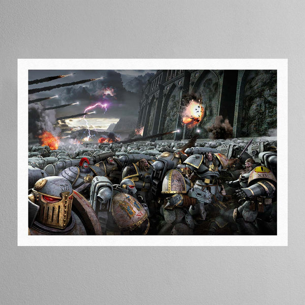 Horus Rising Art Print – The Horus Heresy Collectible – Warhammer Art
