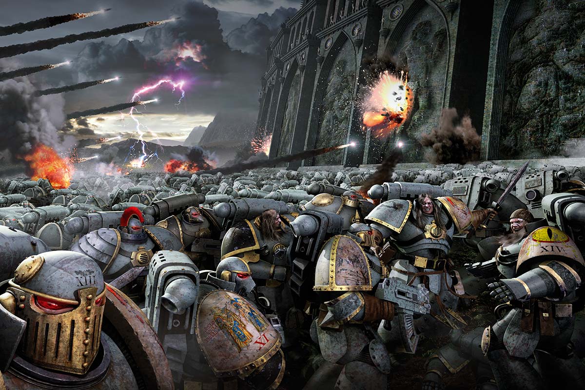 Horus Rising Art Print – The Horus Heresy Collectible – Warhammer Art
