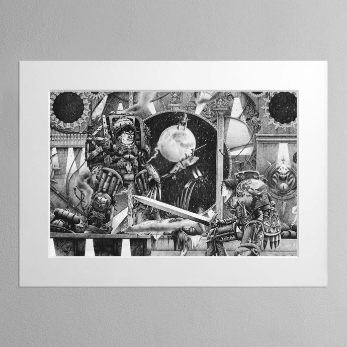 Horus vs the Emperor (1990) Art Print – The Horus Heresy Collectible ...