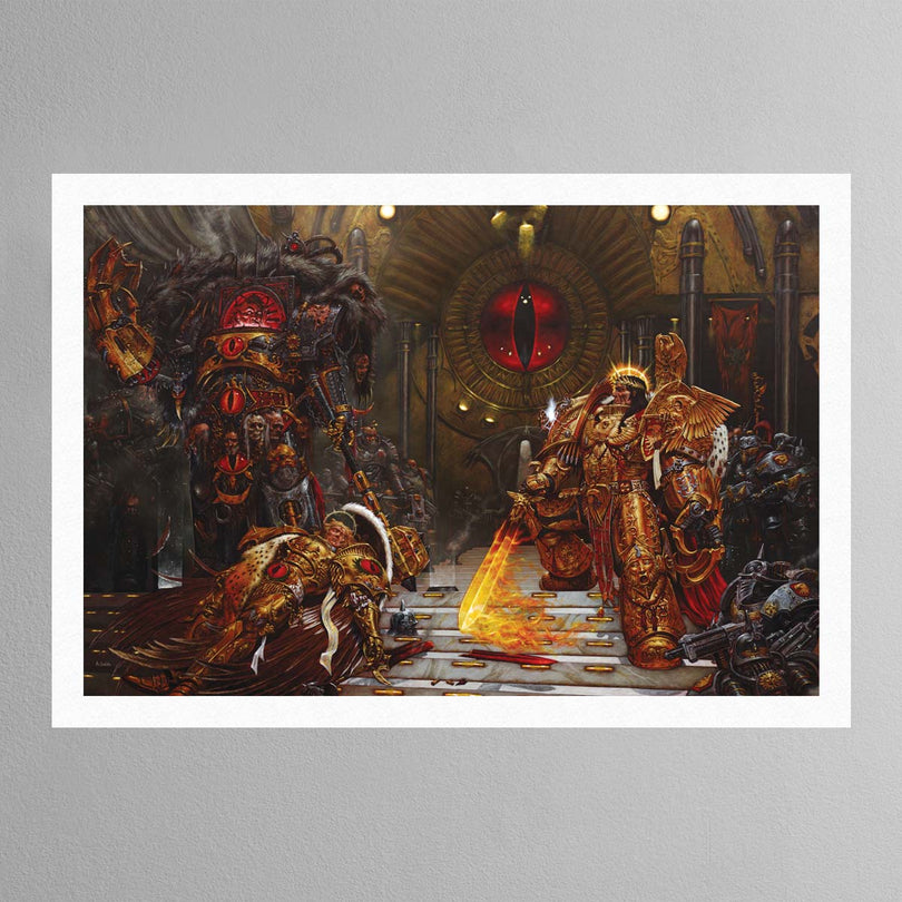 Horus vs the Emperor (2004) Art Print – The Horus Heresy Collectible ...
