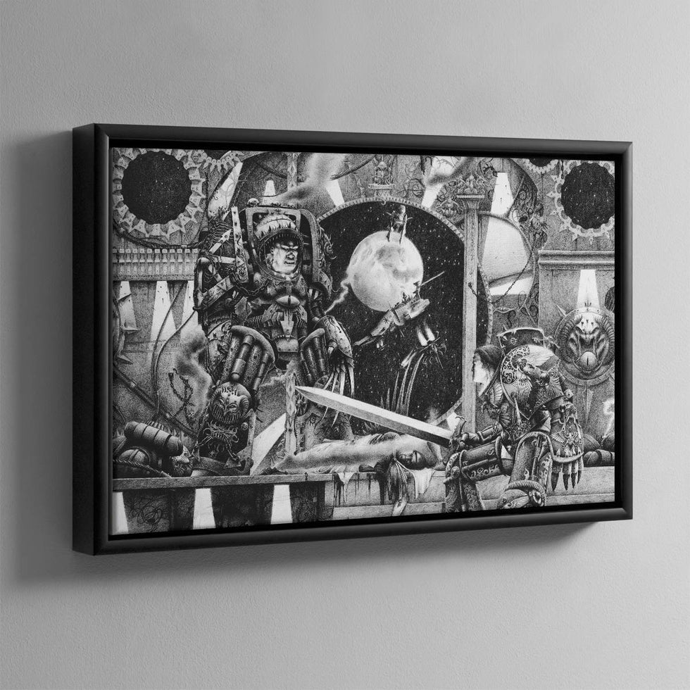 Horus vs the Emperor (1990) Art Print – The Horus Heresy Collectible ...