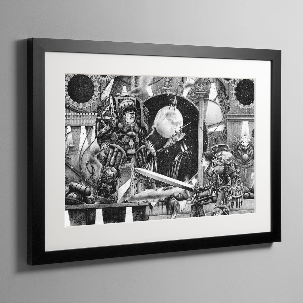 Horus vs the Emperor (1990) Art Print – The Horus Heresy Collectible ...