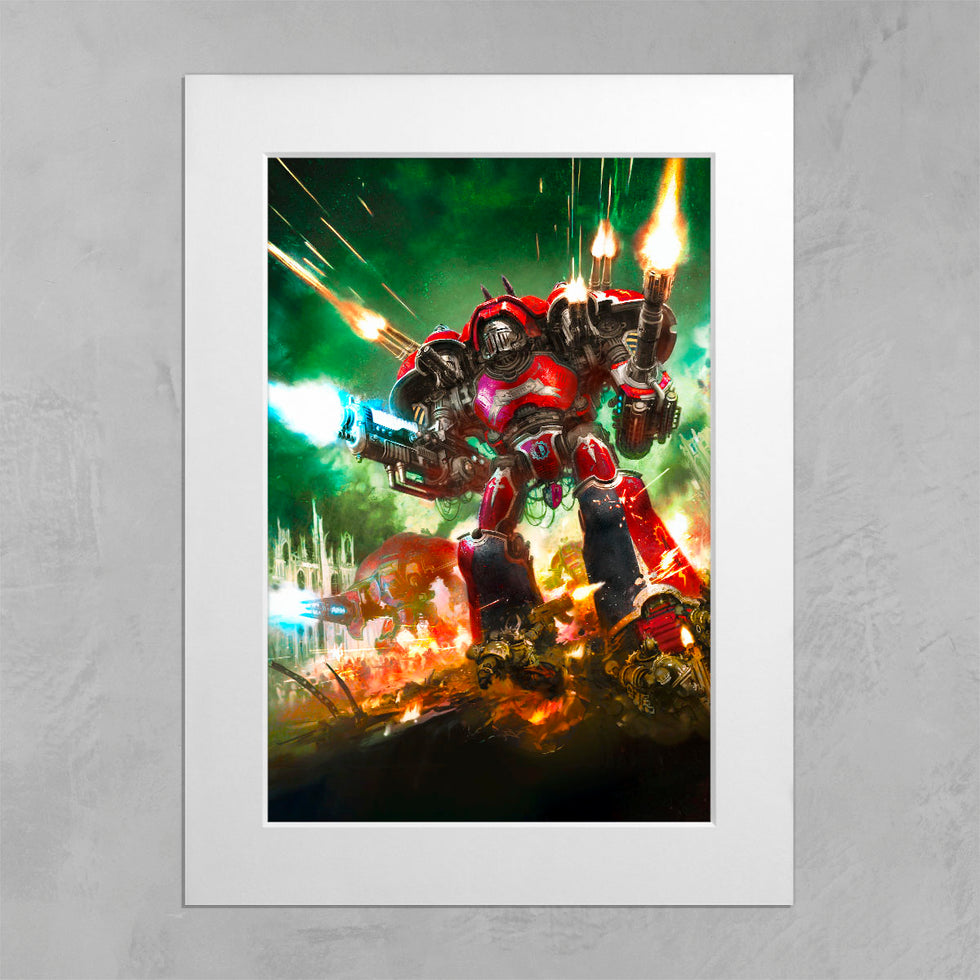 Imperial Knights Codex Cover Art - Warhammer Art
