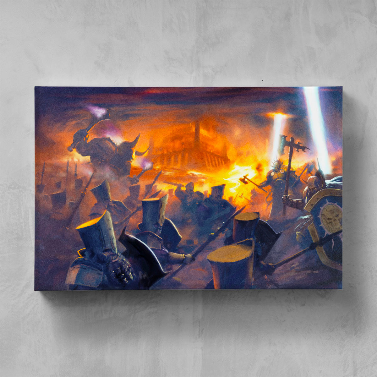 Infernal Cohort vs Stormcast Art Print – Warhammer 40K Collectible ...