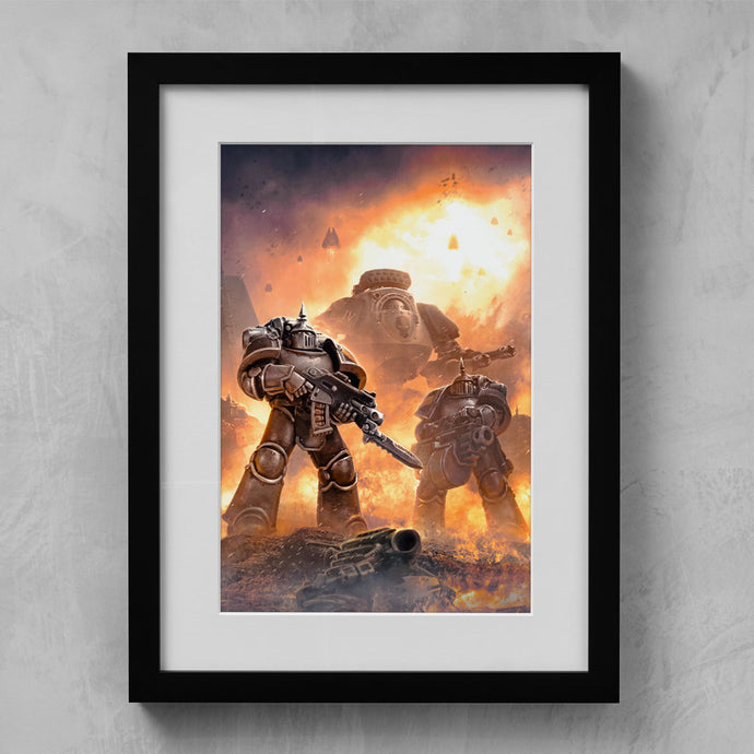 Iron Warriors at Istvaan V Art Print – The Horus Heresy Collectible ...