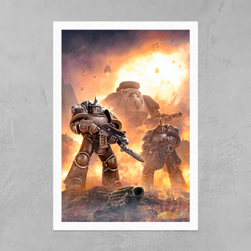 Iron Warriors at Istvaan V Art Print – The Horus Heresy Collectible ...