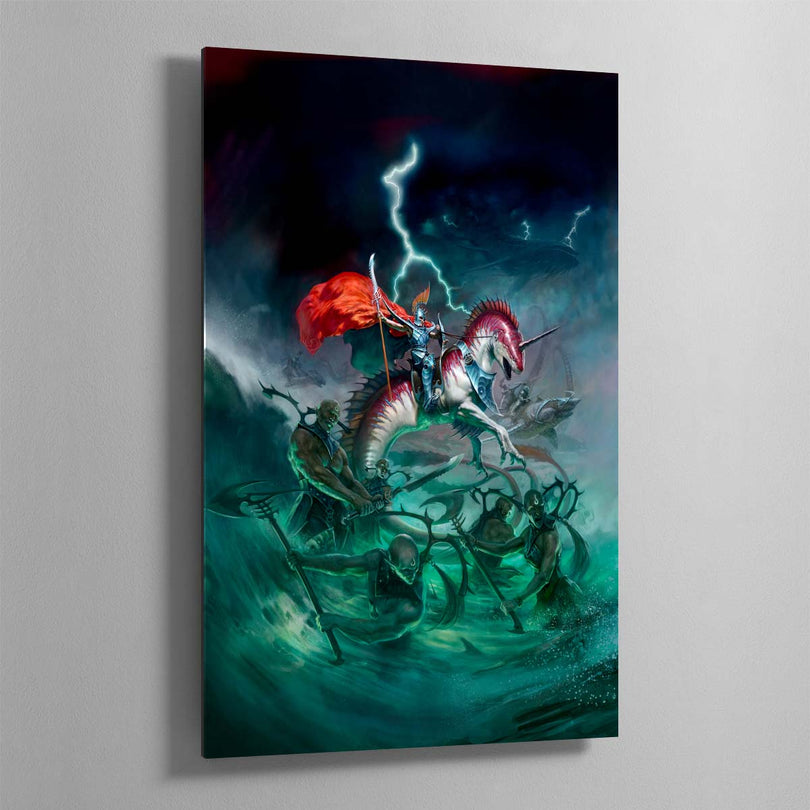 Idoneth Deepkin Art Print – Age of Sigmar Collectible – Warhammer Art
