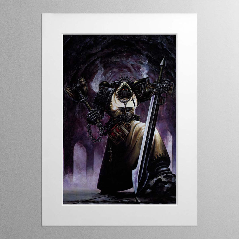 Interrogator Chaplain Art Print – Warhammer 40K Collectible – Warhammer Art