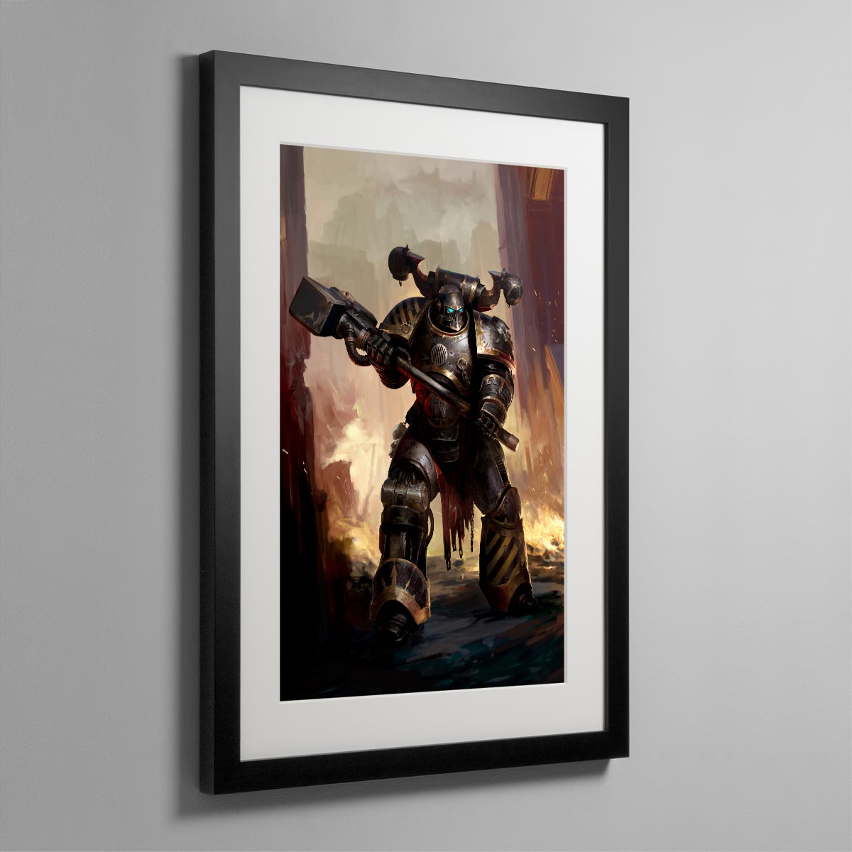 Iron Warriors Chaos Space Marine Art Print – Warhammer 40K Collectible ...