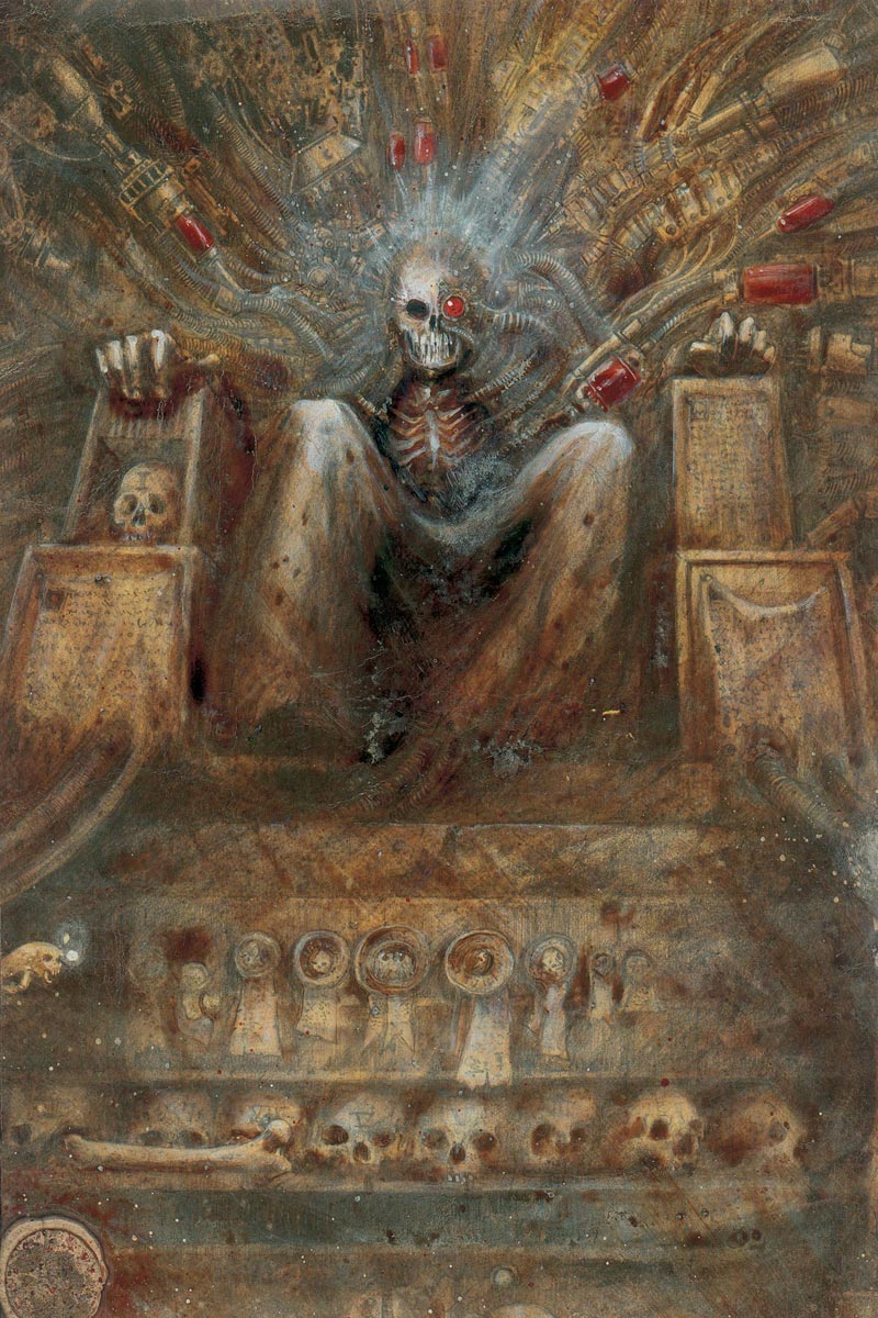 The Emperor Sits Upon His Golden Throne Art Print – Warhammer 40K ...
