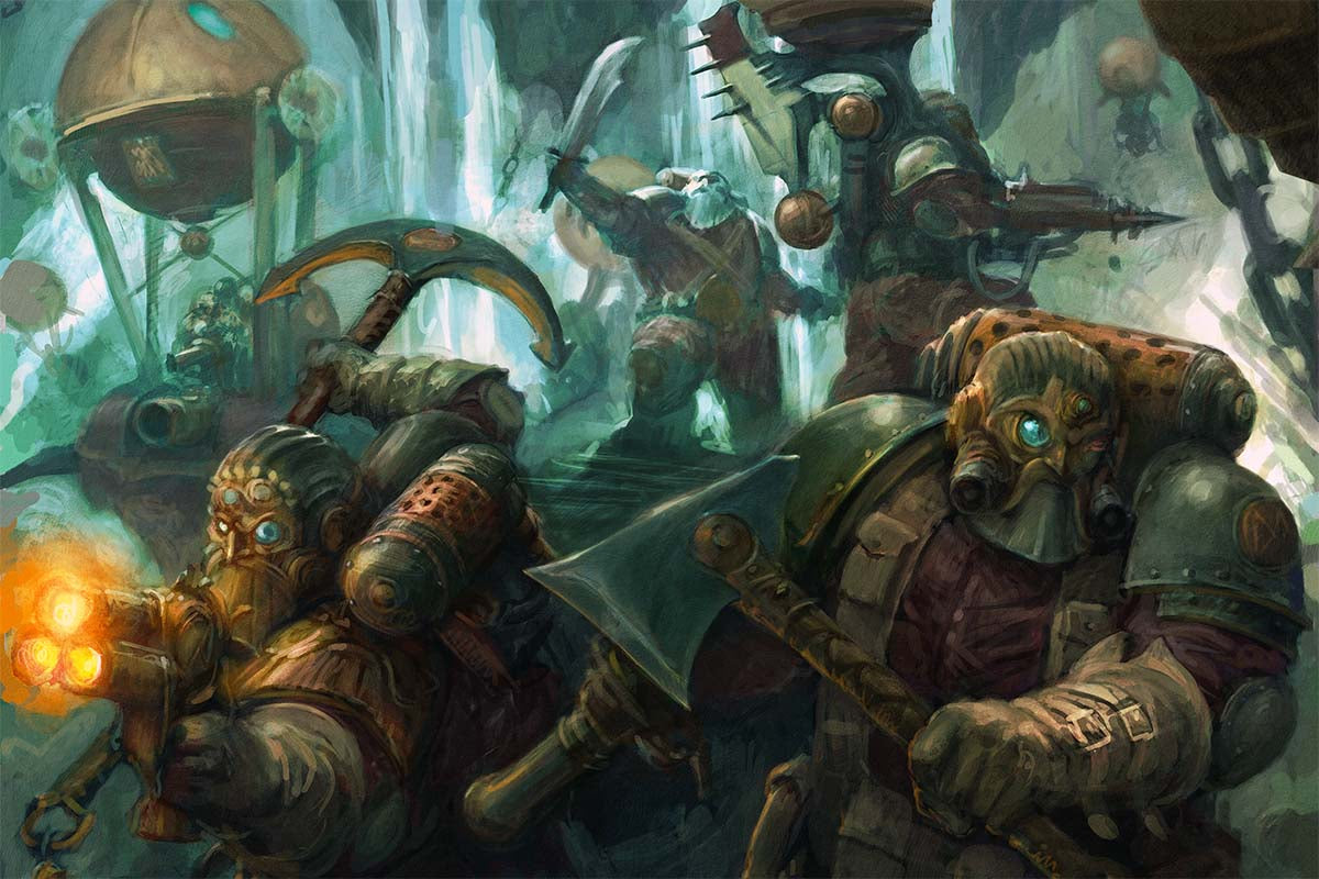 Kharadron Defending Stronghold Art Print – Age of Sigmar Collectible ...