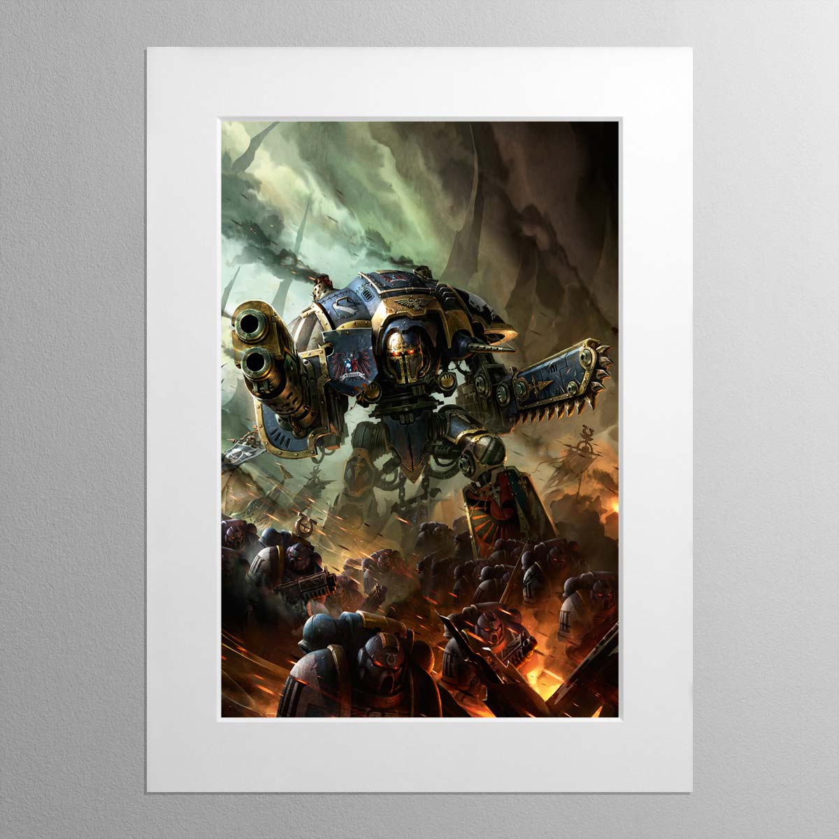 Knight Errant Art Print – Warhammer 40K Collectible – Warhammer Art