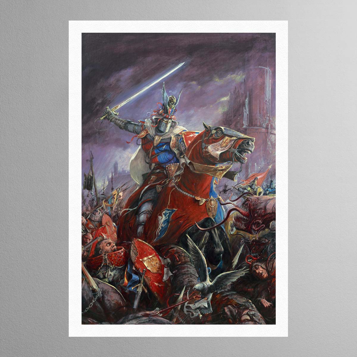 Knight of the Realm Art Print – Forces of Fantasy – Warhammer Art