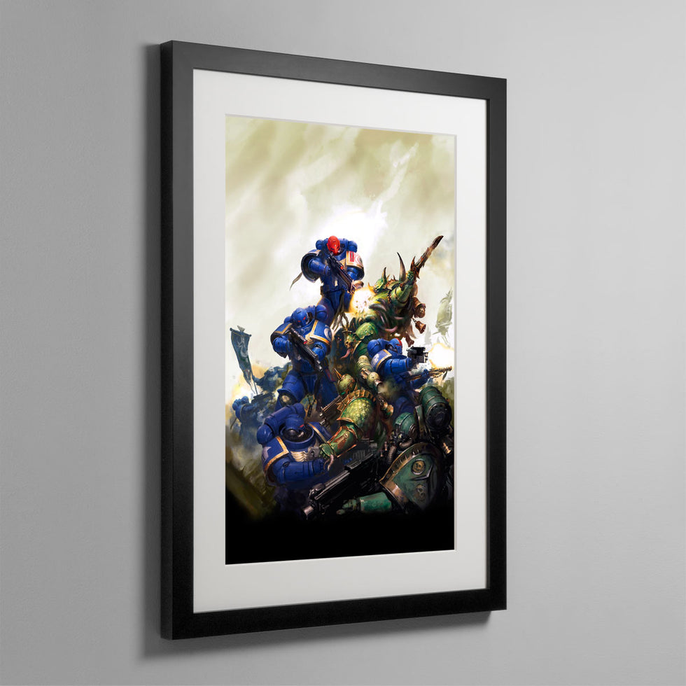 Know No Fear Art Print – Warhammer 40K Collectible – Warhammer Art