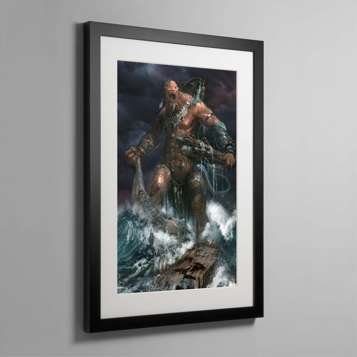 Kraken-eater Mega-Gargant Art Print – Age of Sigmar Collectible ...