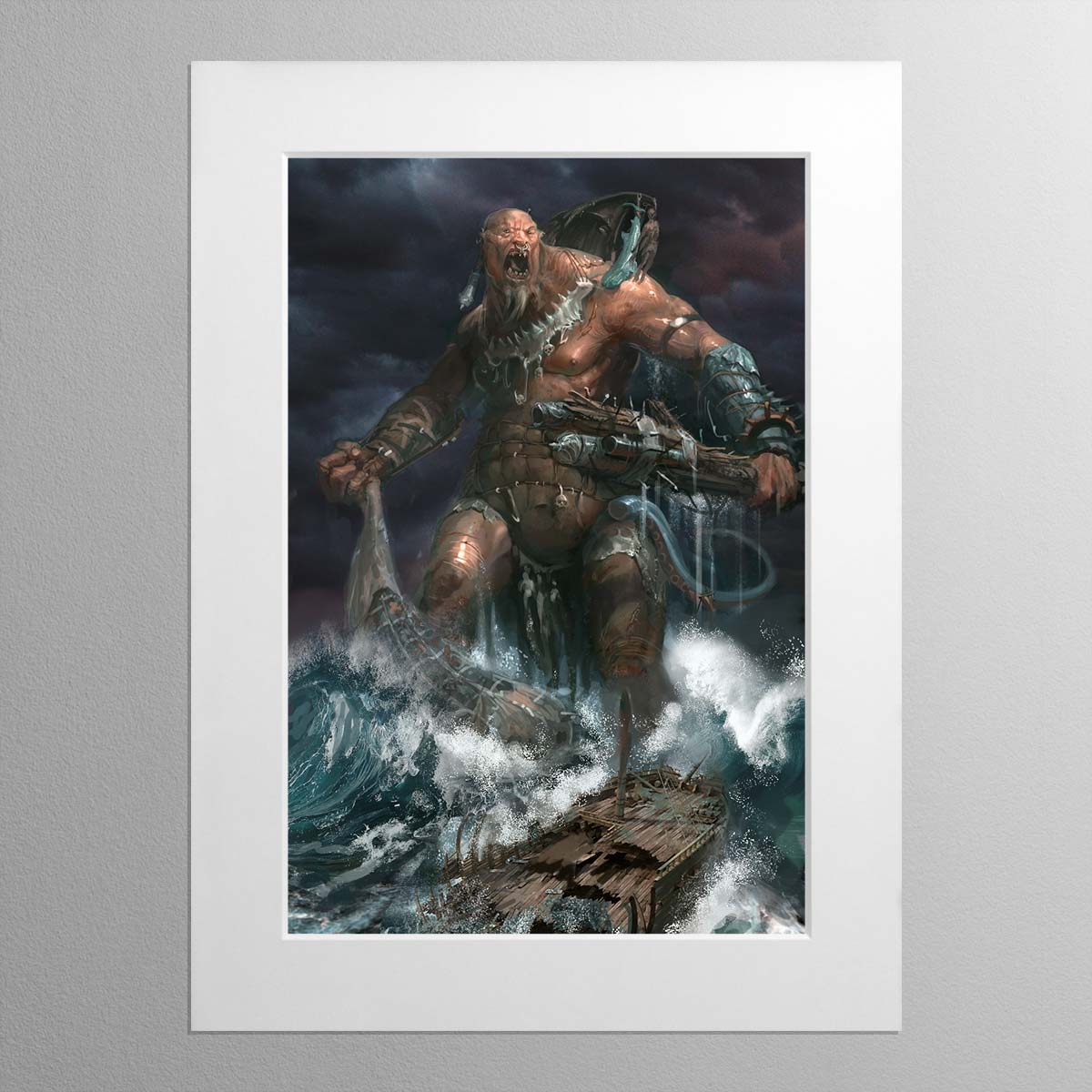 Kraken-eater Mega-Gargant Art Print – Age of Sigmar Collectible ...