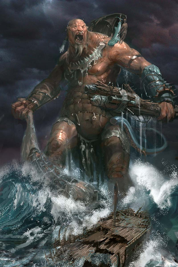 Kraken-eater Mega-Gargant Art Print – Age of Sigmar Collectible ...