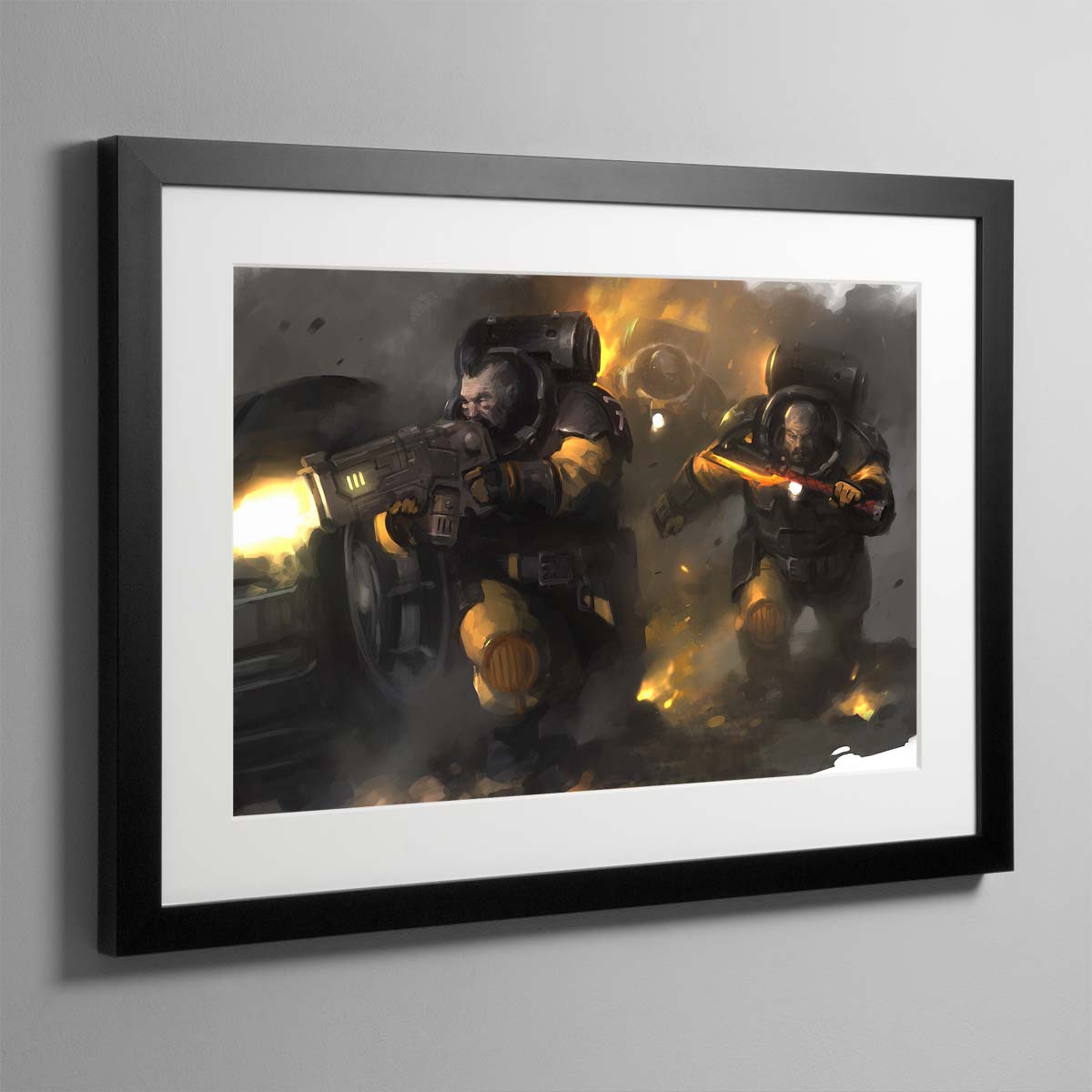 Kronus Hegemony Hearthkyn Warriors Art Print – Warhammer 40K ...