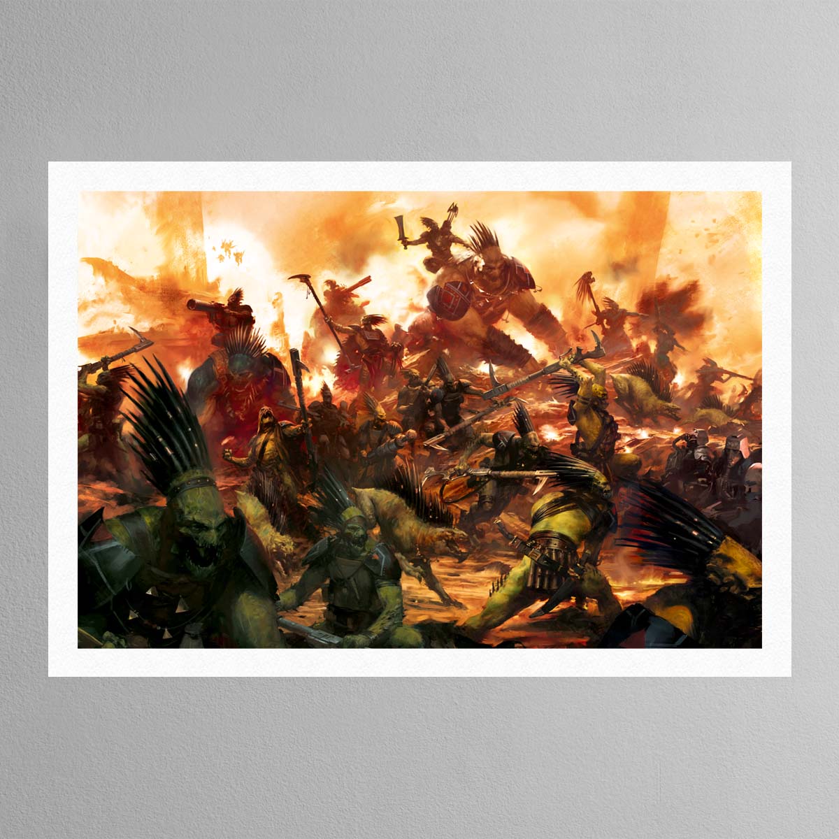 Kroot Hunting Pack Art Print – Warhammer 40K Collectible – Warhammer Art