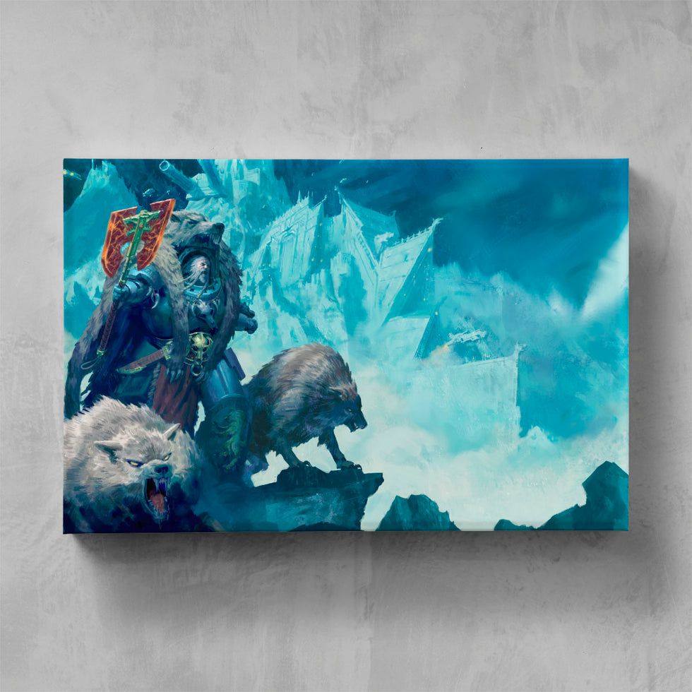 Logan Grimnar - Warhammer Art