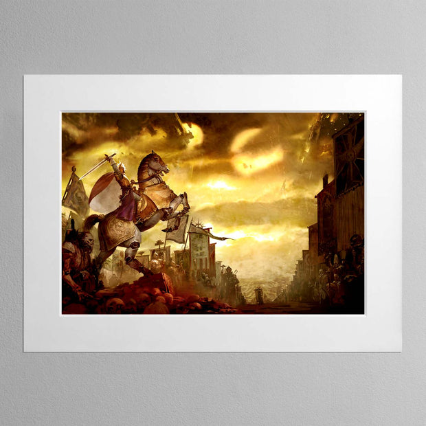 Lord Solar Leontus Art Print – Warhammer 40K Collectible – Warhammer Art