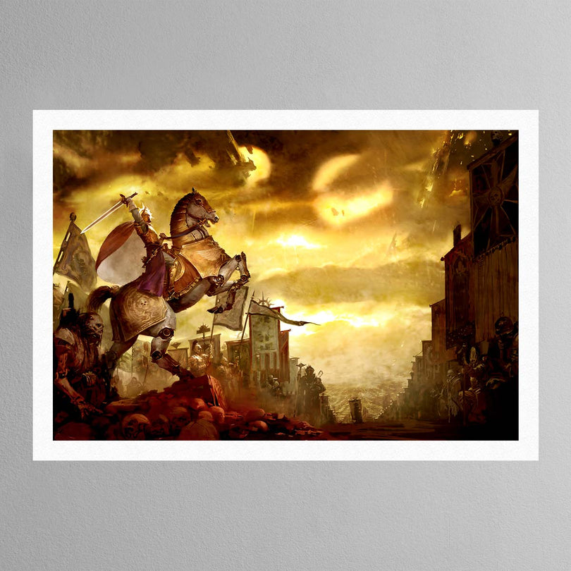 Lord Solar Leontus Art Print – Warhammer 40K Collectible – Warhammer Art
