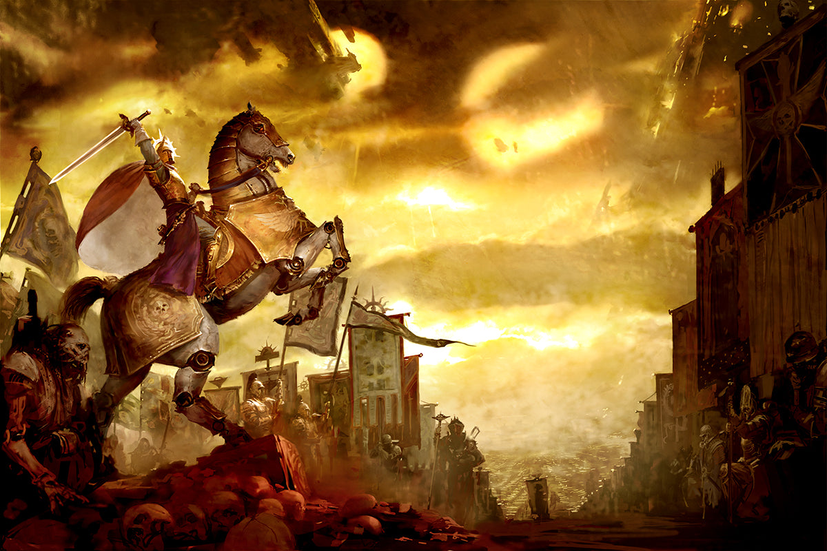 Lord Solar Leontus – Warhammer Art