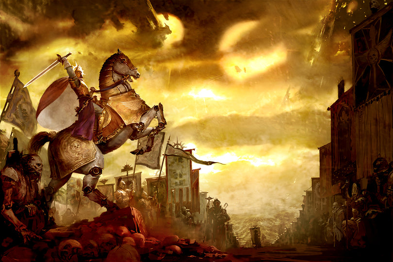 Lord Solar Leontus Art Print – Warhammer 40K Collectible – Warhammer Art