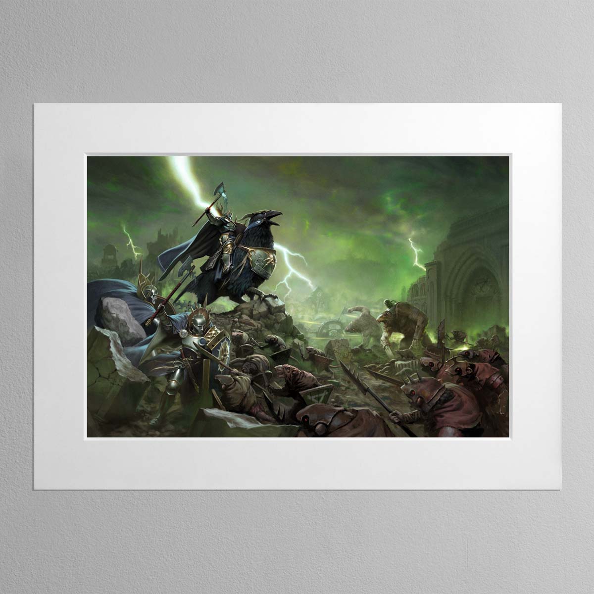 Lord-Vigilant on Gryph-stalker - Warhammer Art