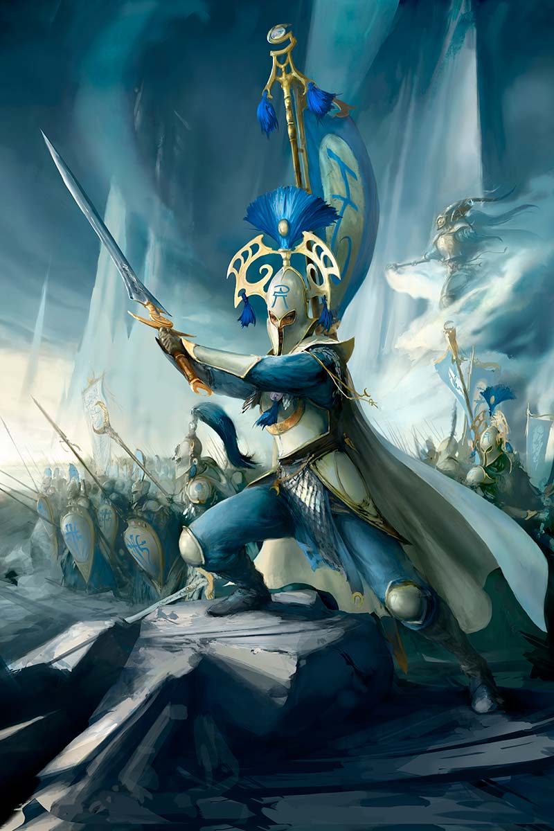 Lumineth Realm-lords Cover - Warhammer Art