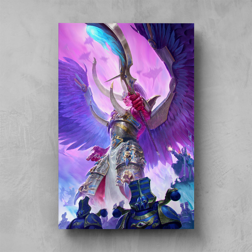 Daemon Primarch Magnus the Red – Warhammer Art