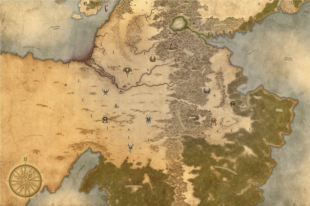 Warhammer World Maps | Official Warhammer Art