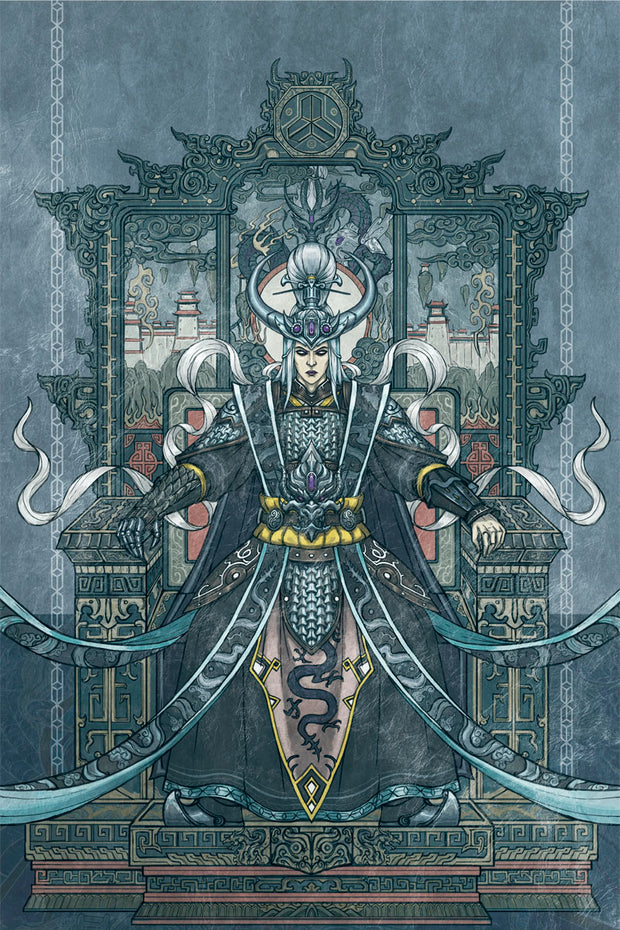 Miao Ying Matriarch of Nan Gau Temple – Warhammer Art