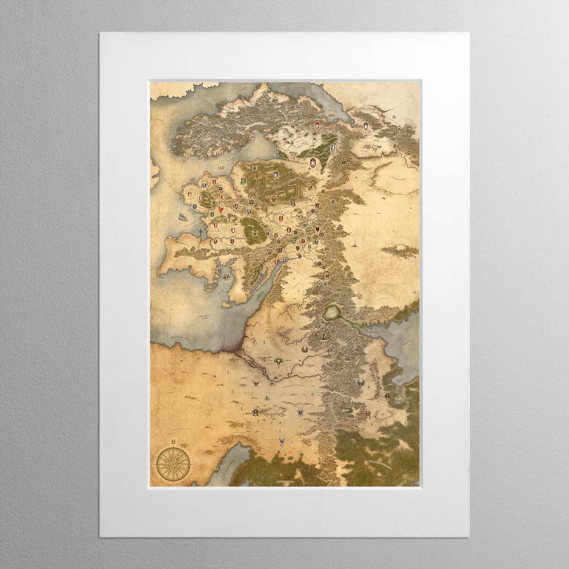 Map of the Old World – Warhammer Art