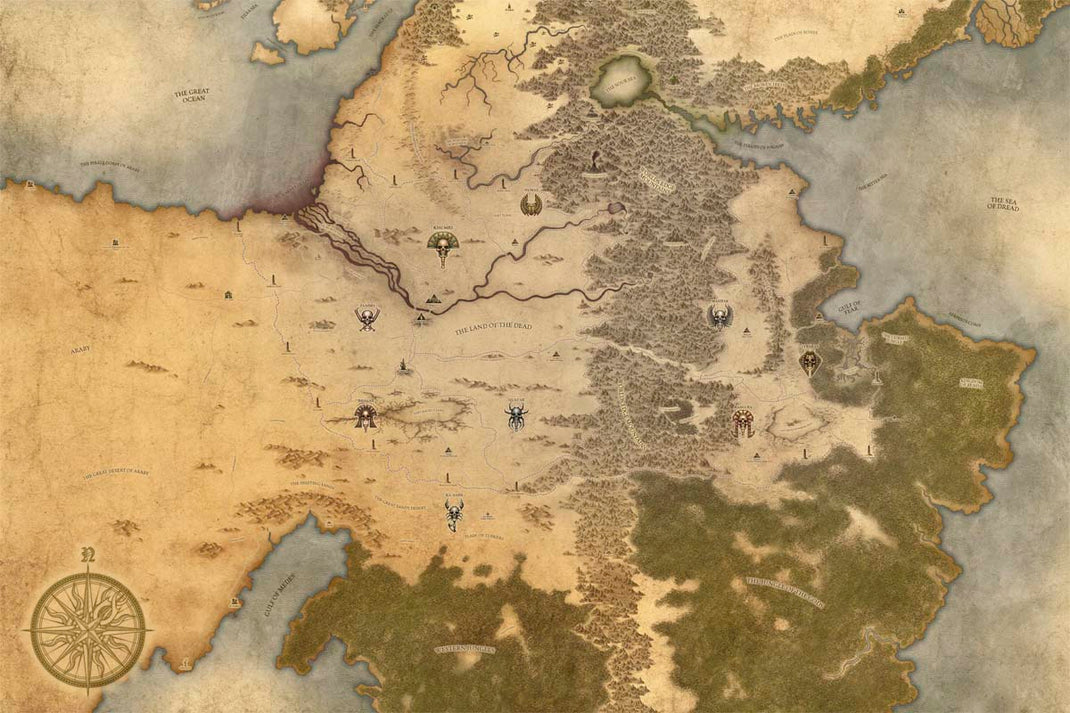 Warhammer World Maps | Warhammer Art