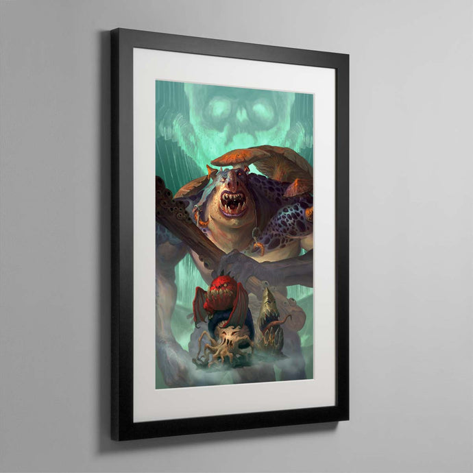 Mollog's Mob Art Print – Age of Sigmar Collectible – Warhammer Art