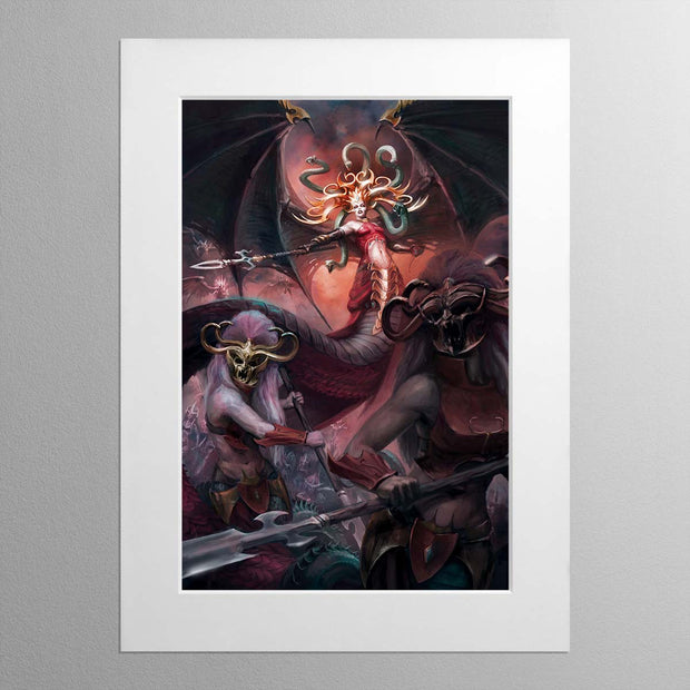 Morathi, The Shadow Queen Art Print – Age of Sigmar Collectible ...