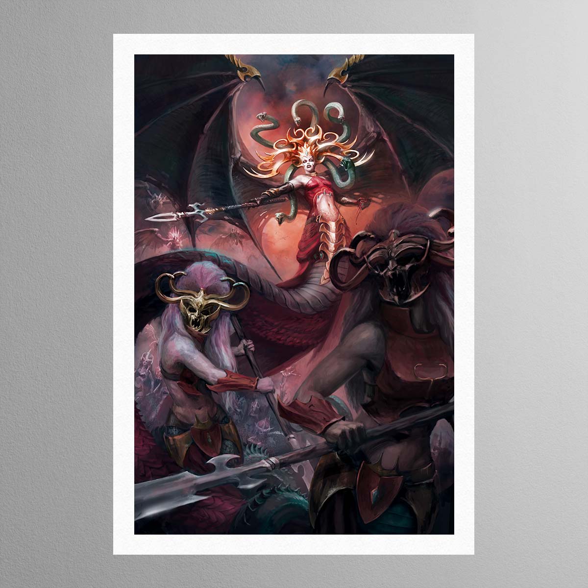 Morathi, The Shadow Queen Art Print – Age of Sigmar Collectible ...