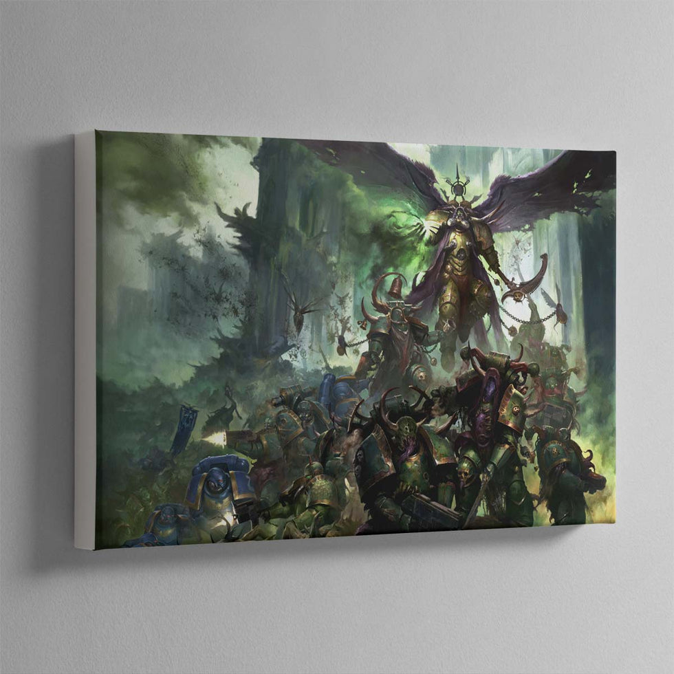 Mortarion, Daemon Primarch of Nurgle (Landscape) Art Print – Warhammer ...