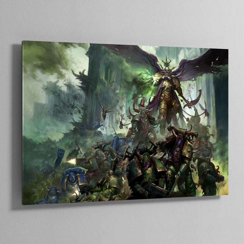 Mortarion, Daemon Primarch of Nurgle (Landscape) Art Print – Warhammer ...