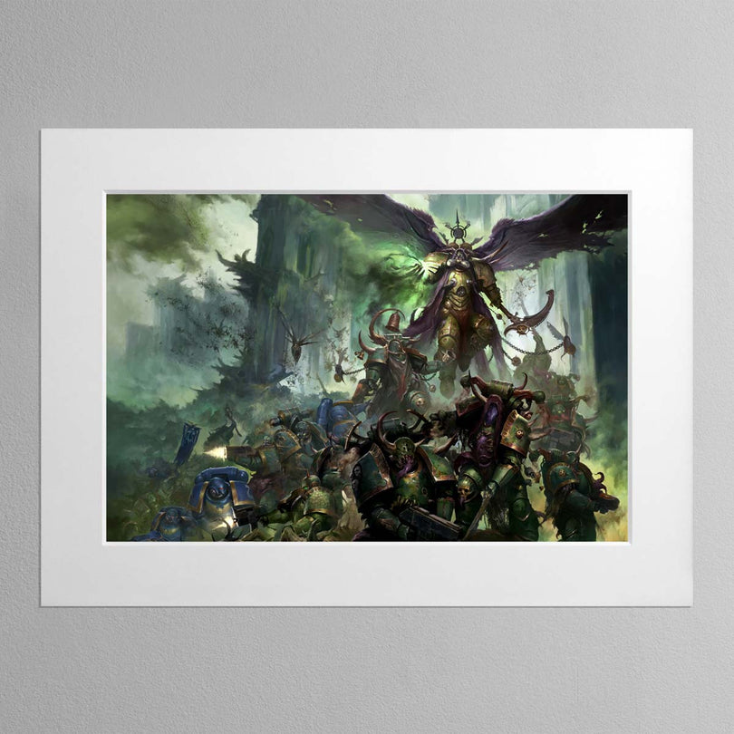 Mortarion, Daemon Primarch of Nurgle (Landscape) Art Print – Warhammer ...